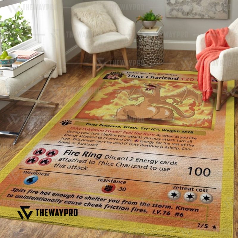 Anime Pokemon Thicc Charizard Rug - Hot Sale 2025