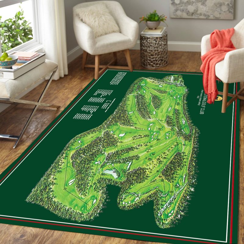 Augusta National Golf Club Map Green Rug - Hot Sale 2026
