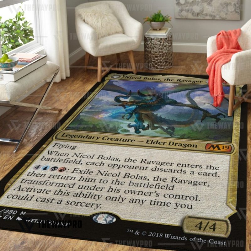 Game Mtg Nicol Bolas, The Ravager Rug - Hot Sale 2026