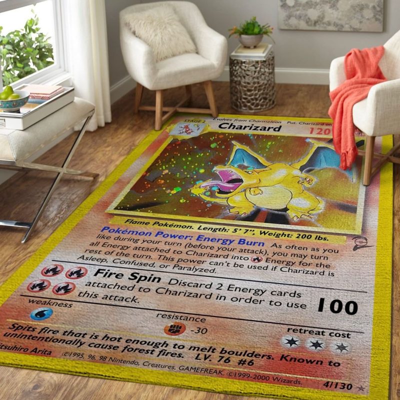 Pokemon Charizard Rug - Hot Sale 2026