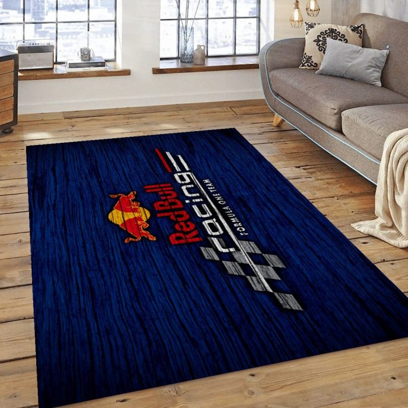 Red Bull Racing Formula One Team Blue Rug Carpet - Hot Sale 2025