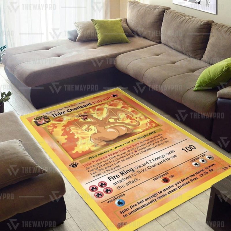 Thicc Charizard Pokemon Rug - Hot Sale 2025